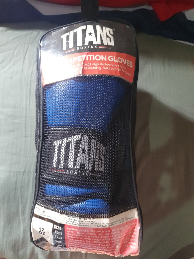 Authentic Titans Boxing Gloves, Sports Equipment, Sports & Games ...