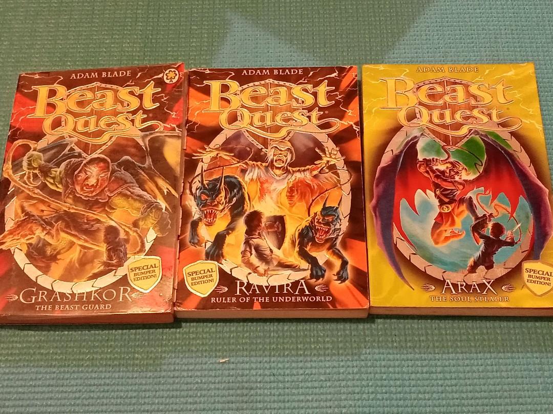 Beast Quest Books Bundle/Collection With Free Collector Cards Inside ...