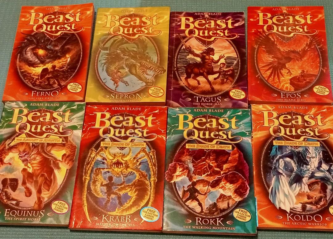 Beast Quest Books Bundle/Collection With Free Collector Cards Inside ...
