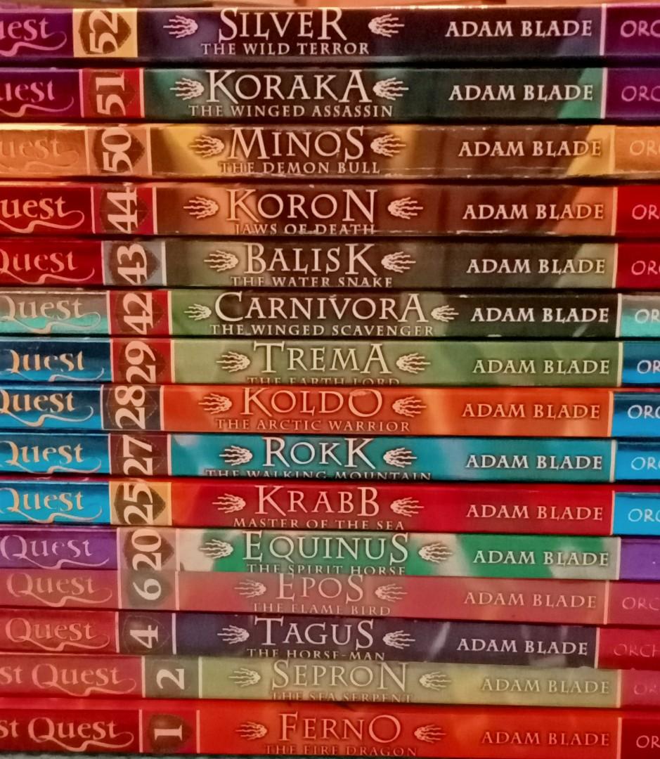 Beast Quest Books Bundle/Collection With Free Collector Cards Inside ...