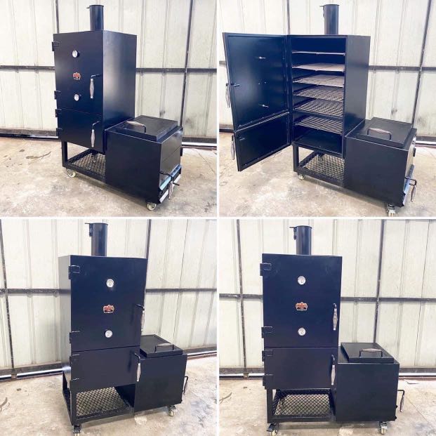 Bistro Box Offset Smoker with Assisted Burner, Furniture & Home Living ...