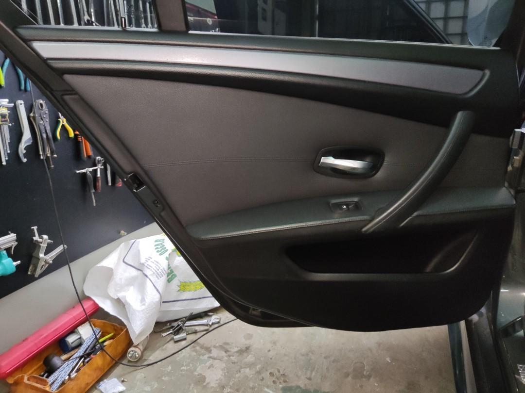Bmw E60 Door Card facelift LCI black hitam, Auto Accessories on Carousell