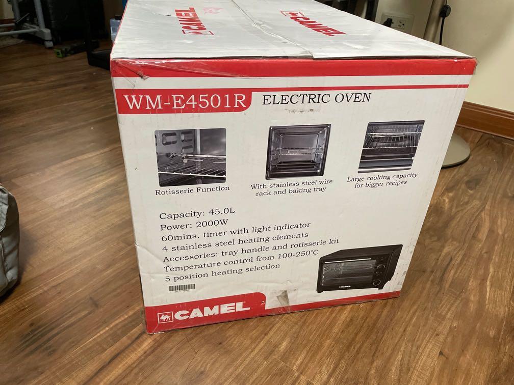 Camel Electric Oven 45l brand new, TV & Home Appliances, Kitchen ...