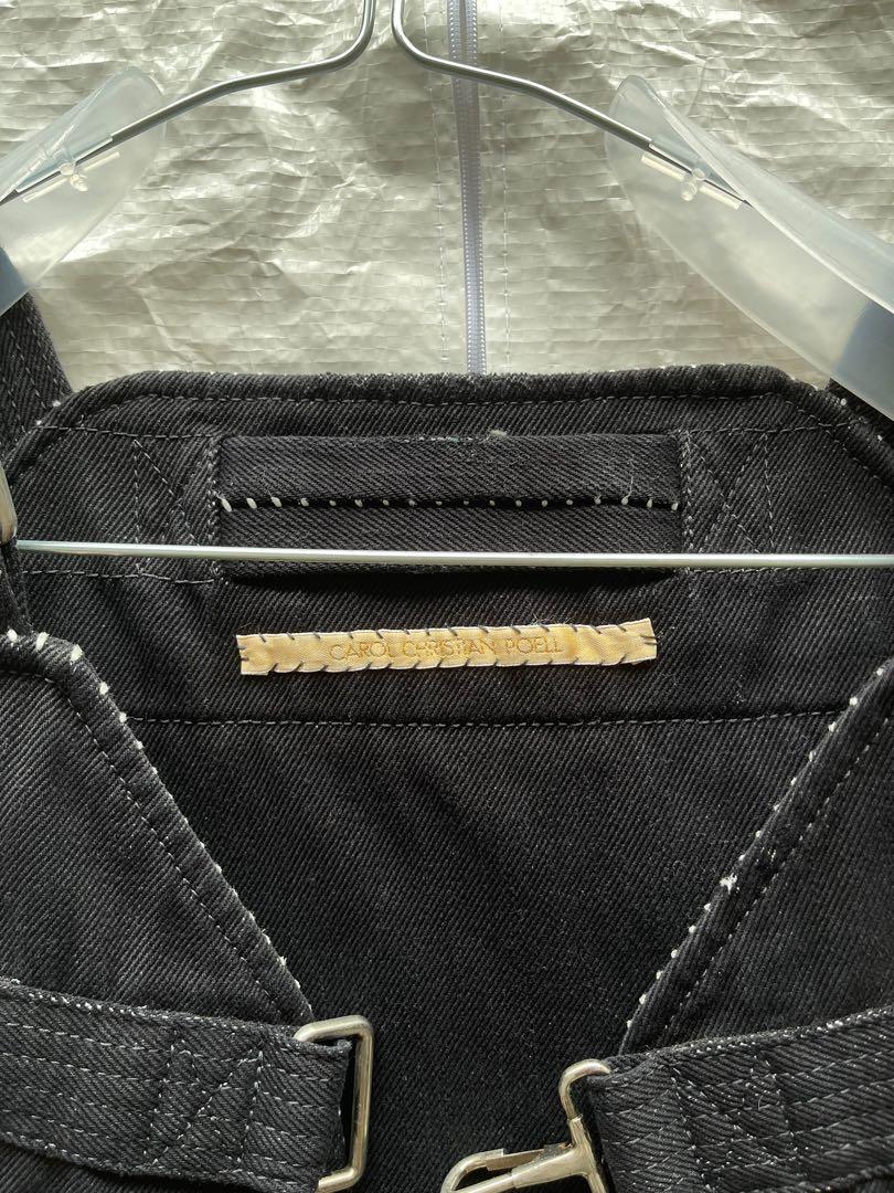 Carol Christian Poell CCP Overlock Denim Vest Bag, Men's Fashion, Coats ...