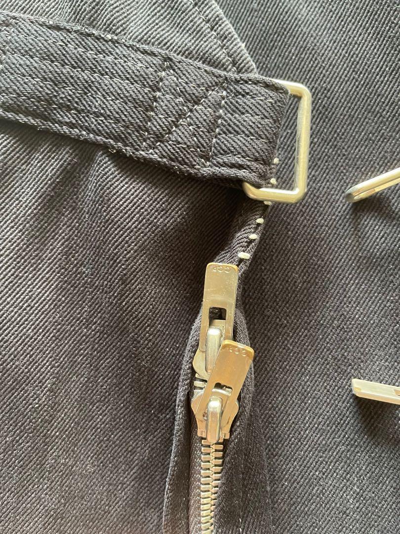 Carol Christian Poell CCP Overlock Denim Vest Bag, Men's Fashion, Coats ...