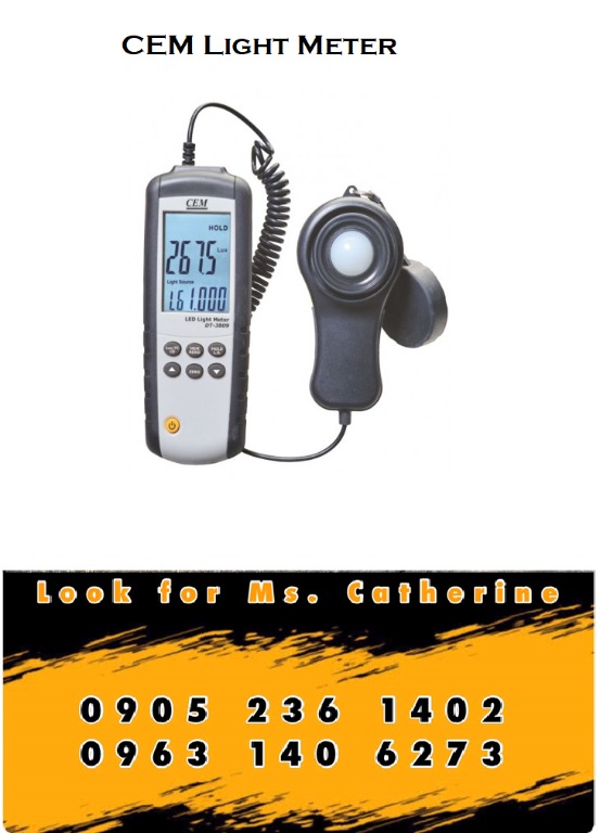 CEM Light Meter, Commercial & Industrial, Construction Tools ...