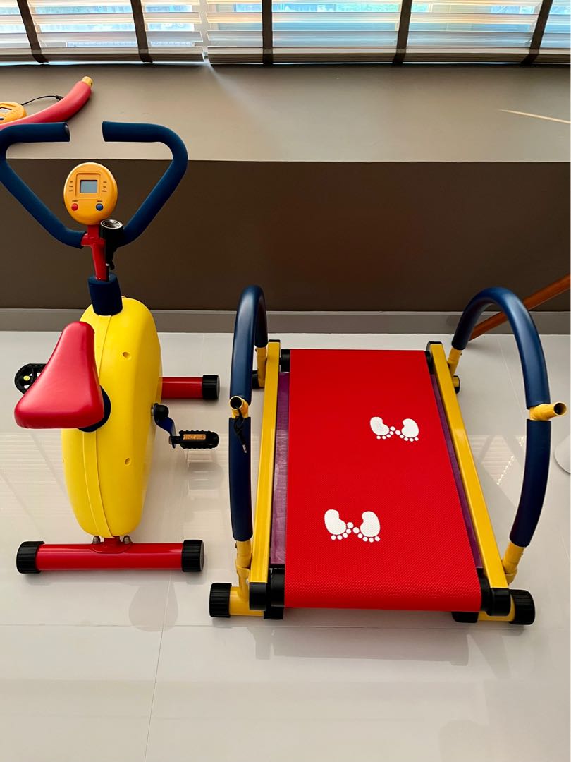 Children’s Exercise Bike & Treadmill!, Babies & Kids, Baby Nursery ...