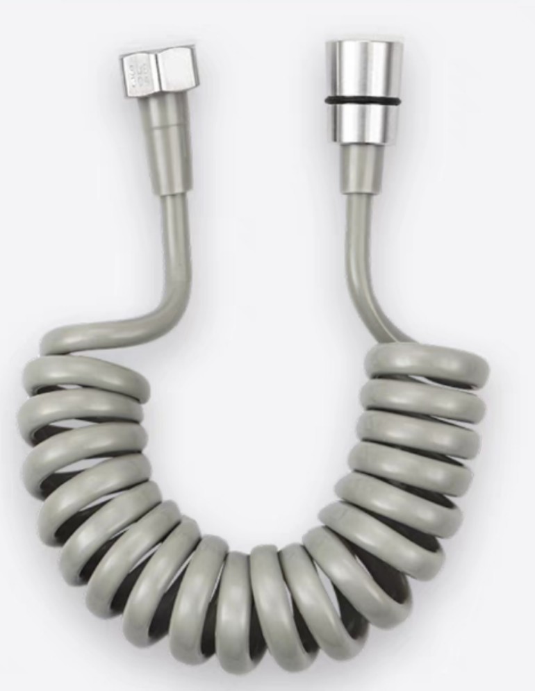 [2 for $10] Coiled hose water pipes elastic pipe hose for bidet spray ...