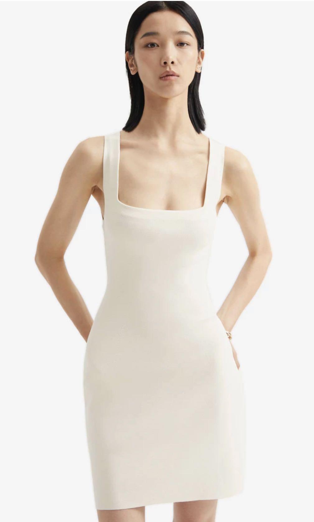 COS square neck tube dress, Women's Fashion, Dresses & Sets, Dresses on ...