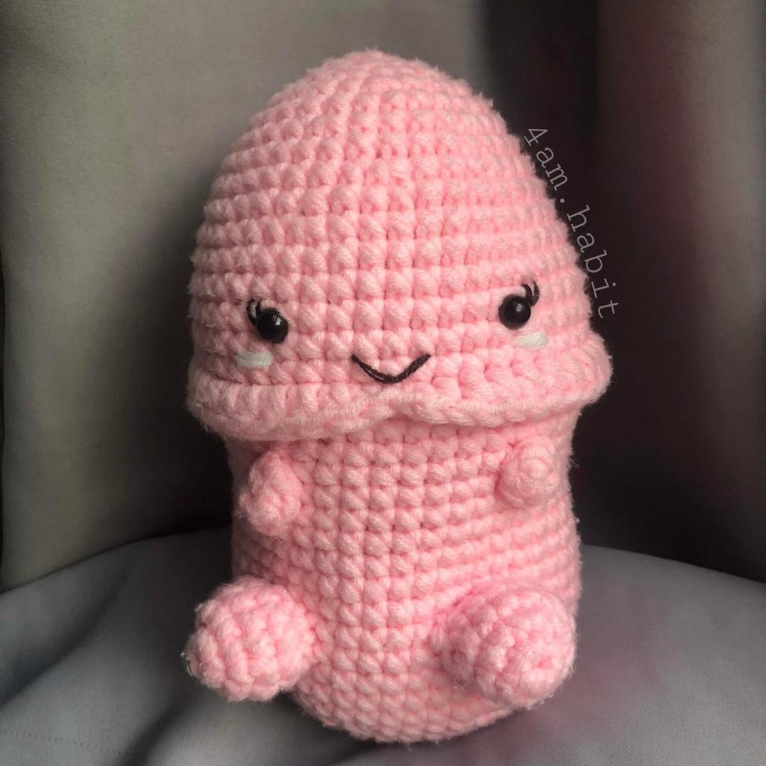 Cute Penis Amigurumiplushie Hobbies And Toys Stationary And Craft Handmade Craft On Carousell
