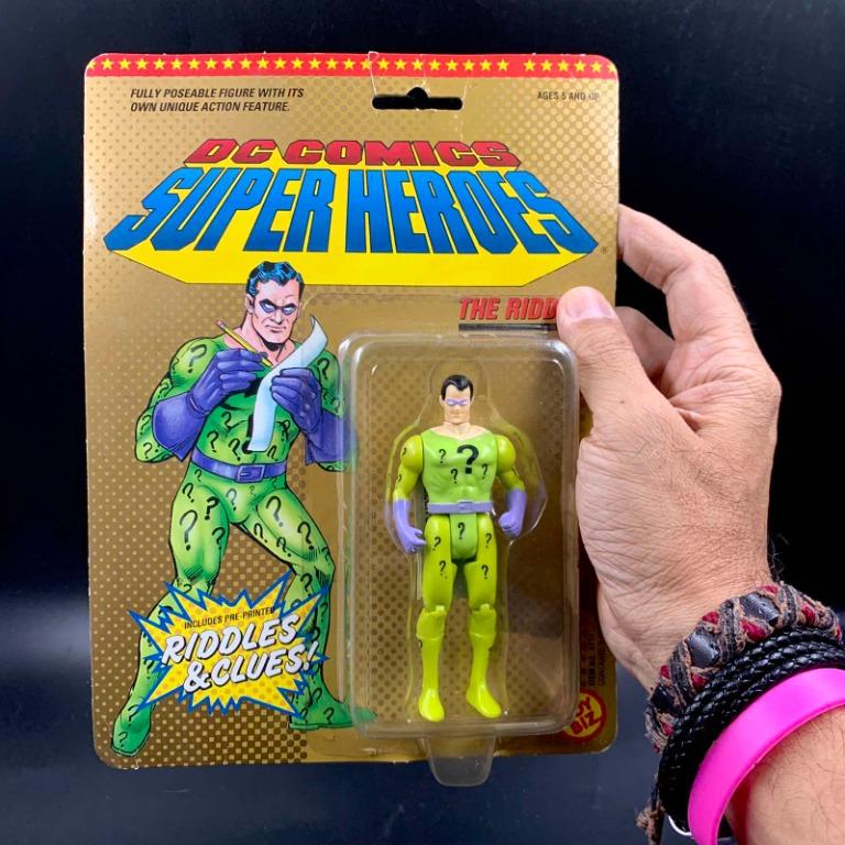 DC Comics Superheroes The Riddler 1989, Toy Biz, Hobbies & Toys, Toys ...