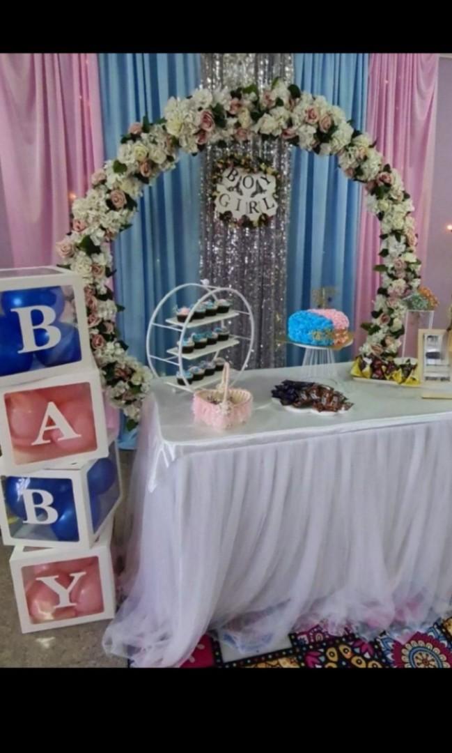 Dessert table / Gender reveal Deco / Baby shower/ Birthday Deco ...