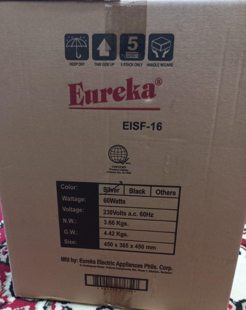 Eureka Stand Fan (model no. EISF-16), Furniture & Home Living, Lighting ...