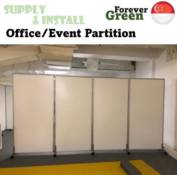 [FREE DELIVERY] Large Office/Event Partition Divider Panels, Furniture ...