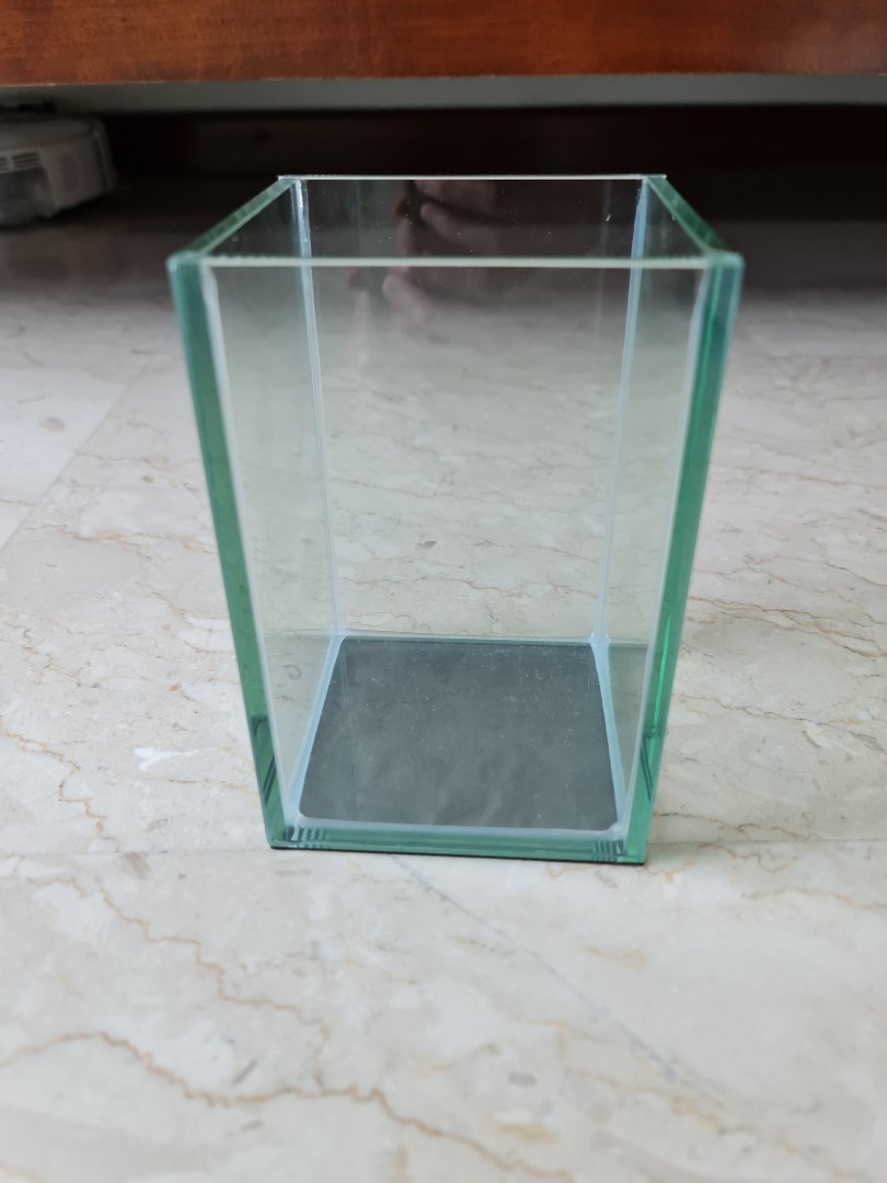 Glass tank 10x10x15cm, Pet Supplies, Homes & Other Pet Accessories on ...