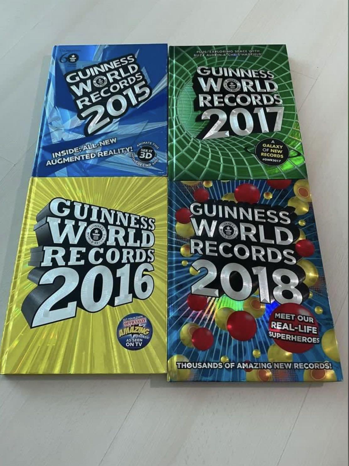 Guinness world record books, Hobbies & Toys, Books & Magazines, Fiction ...