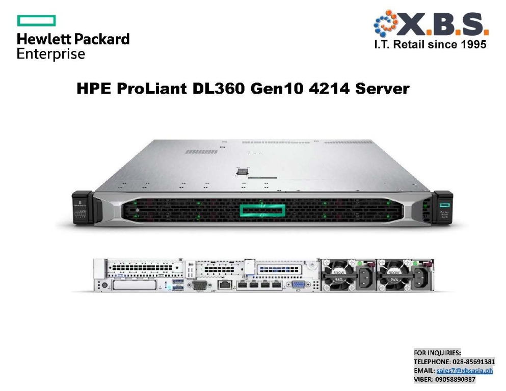 HPE ProLiant DL360 Gen10 4214 Server, Computers & Tech, Office & Business Technology on Carousell