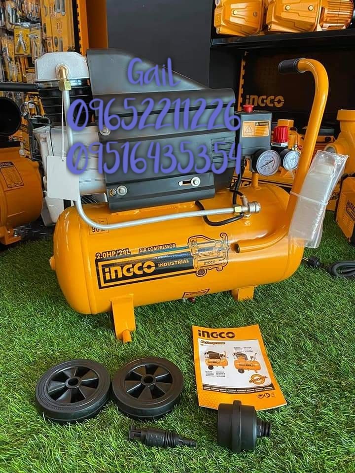 INGCO 2HP 24L Air Compressor, Commercial & Industrial, Construction ...