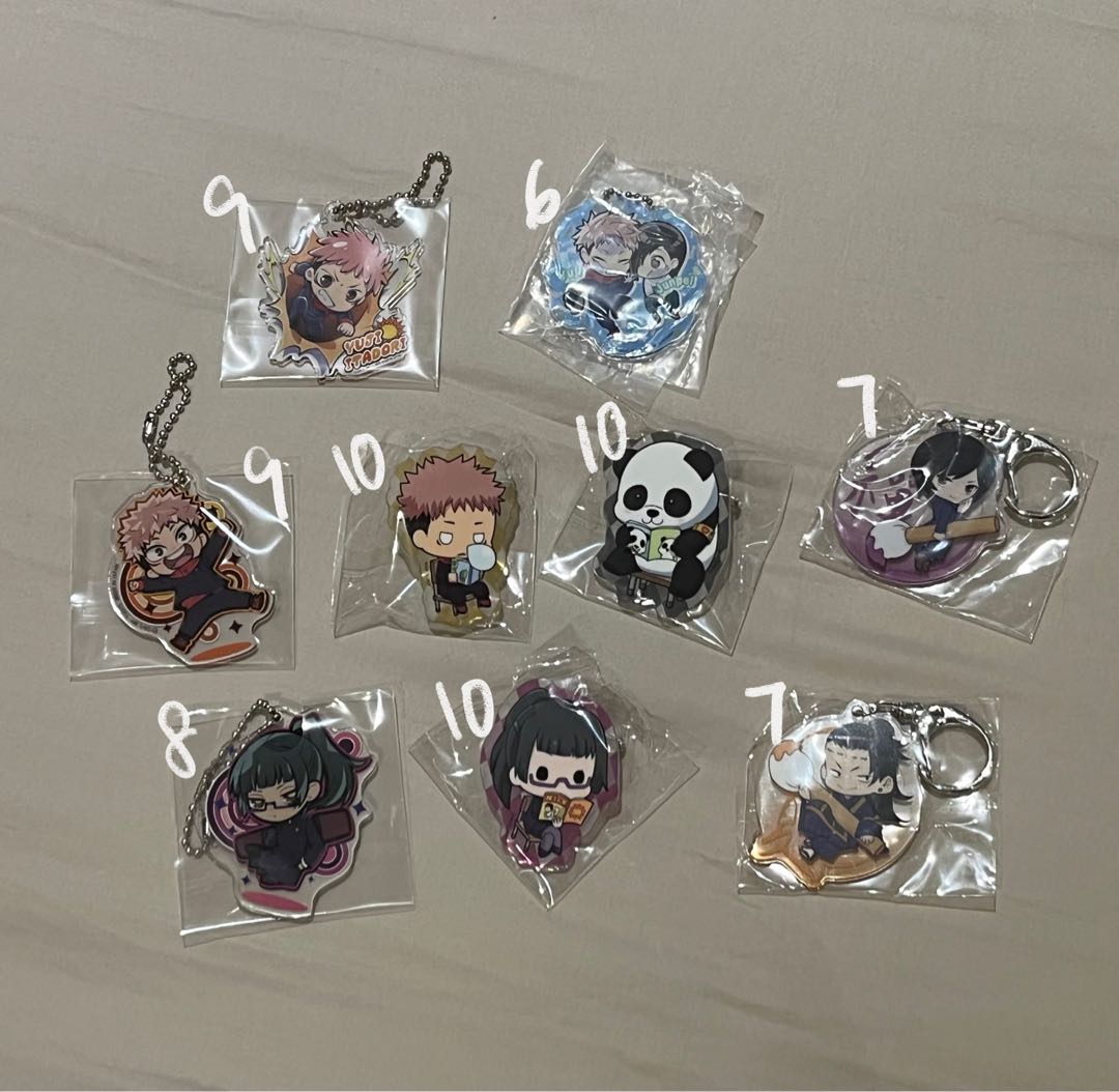 Jujutsu Kaisen JJK Acrylic Keychains/Pins, Hobbies & Toys, Memorabilia ...