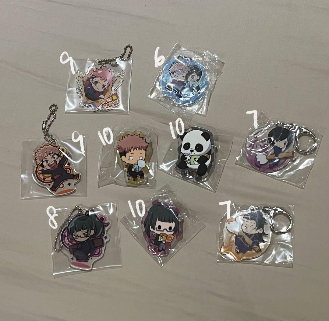 Jujutsu Kaisen JJK Acrylic Keychains/Pins, Hobbies & Toys, Memorabilia ...