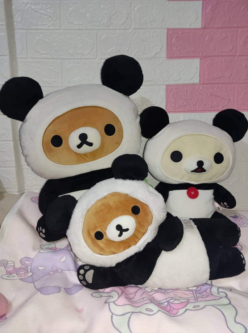 Kori & Rila In Panda Costume, Hobbies & Toys, Toys & Games on Carousell