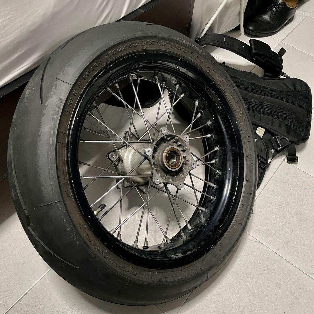 ktm Husqvarna Excel Supermoto Wheels Wheelset Supercorsa, Motorcycles ...