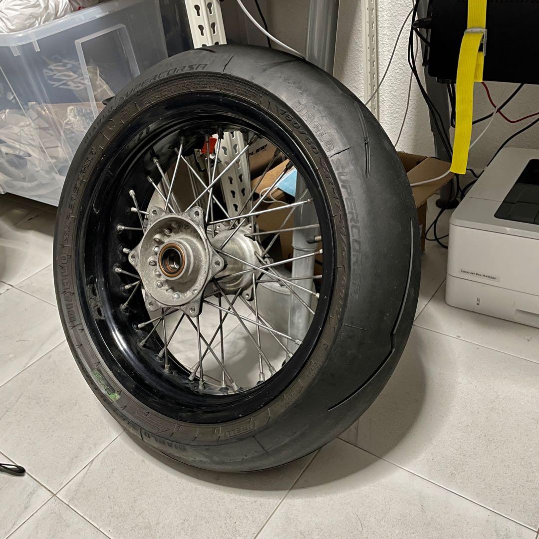 ktm Husqvarna Excel Supermoto Wheels Wheelset Supercorsa, Motorcycles ...