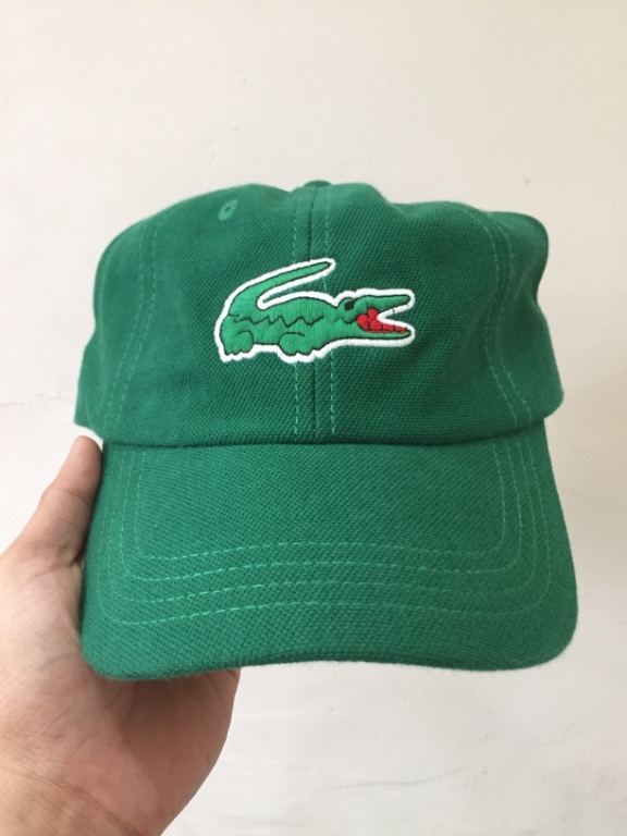 Lacoste Big Croc Logo Cap, Men's Fashion, Watches & Accessories, Caps ...