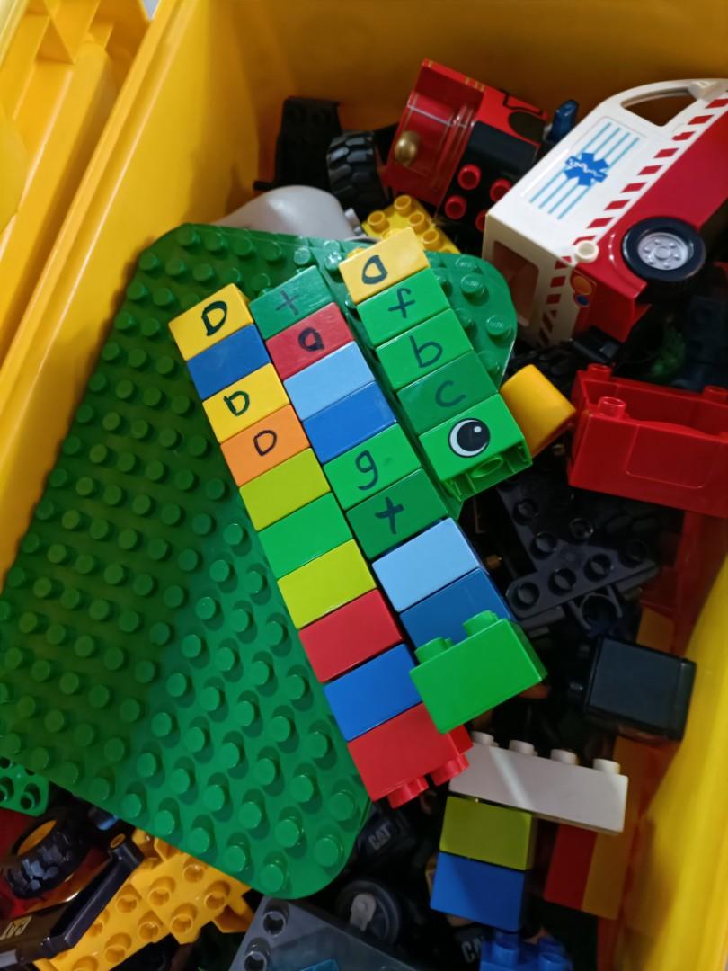 Lego Duplo Bus container + blocks, Hobbies & Toys, Toys & Games on ...