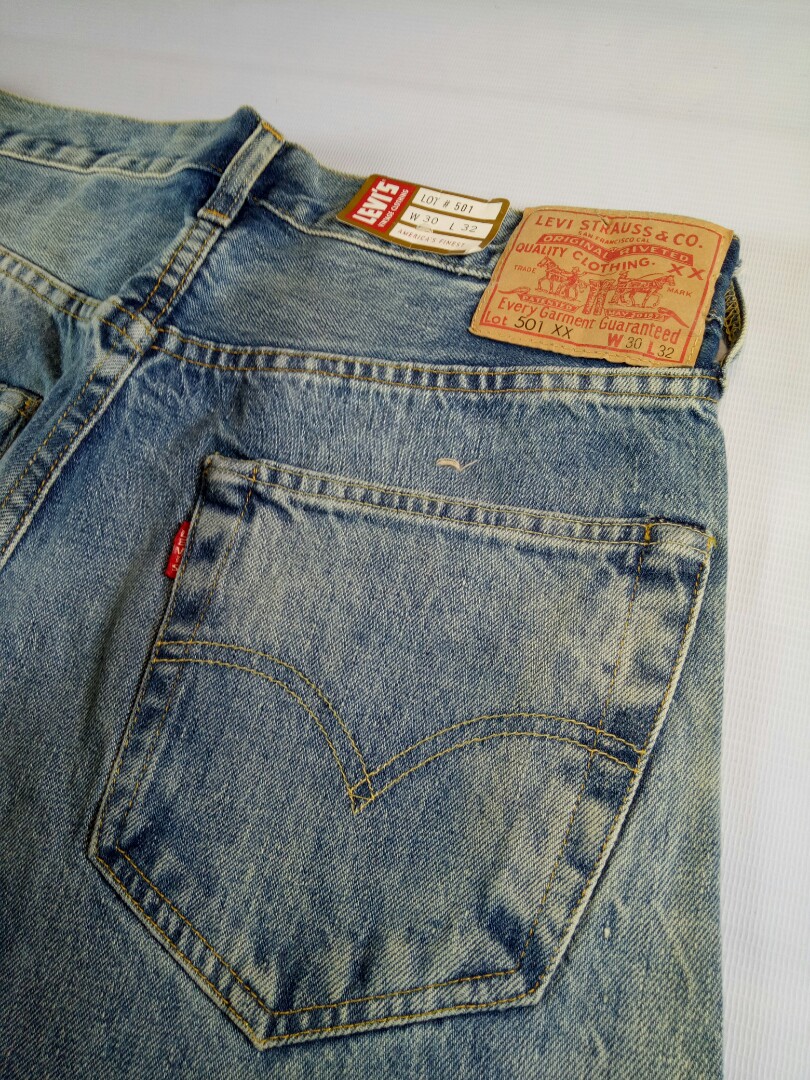 LEVI'S 501 XX VINTAGE REPRO 1955, Men's Fashion, Bottoms, Jeans on ...