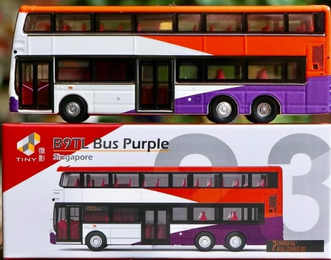 Limited Edition Tiny SG23 Double Deck Bus SBS Transit Bus model ...