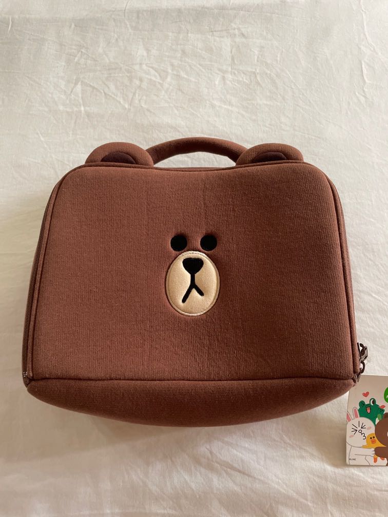 Line Friends Brown Multi-pouch, Women's Fashion, Bags & Wallets, Purses ...