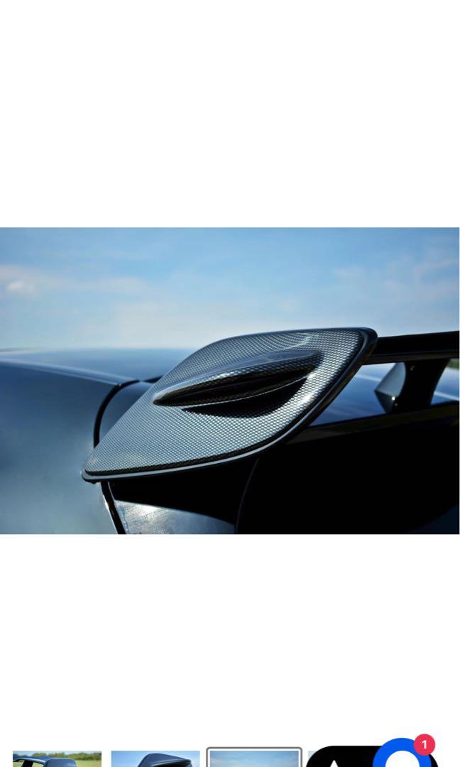 Maxton design A45 side spoiler extension (black), Car Accessories ...