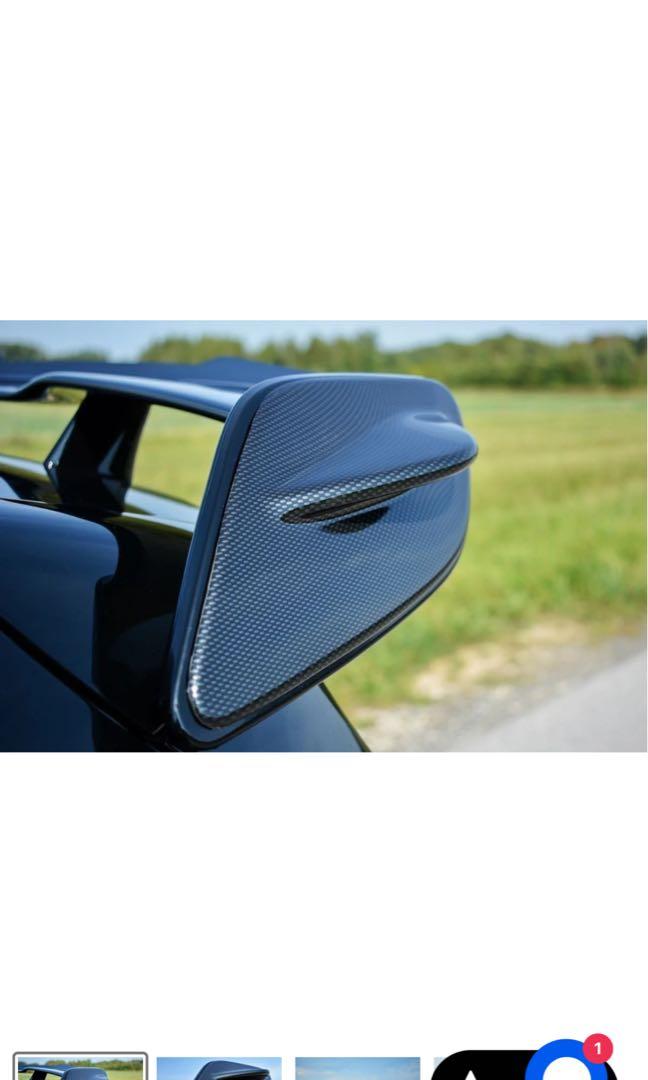 Maxton design A45 side spoiler extension (black), Car Accessories ...