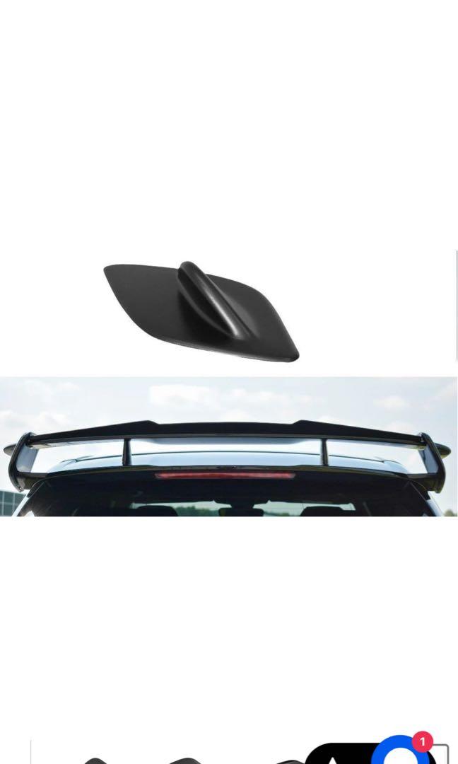 Maxton design A45 side spoiler extension (black), Car Accessories ...