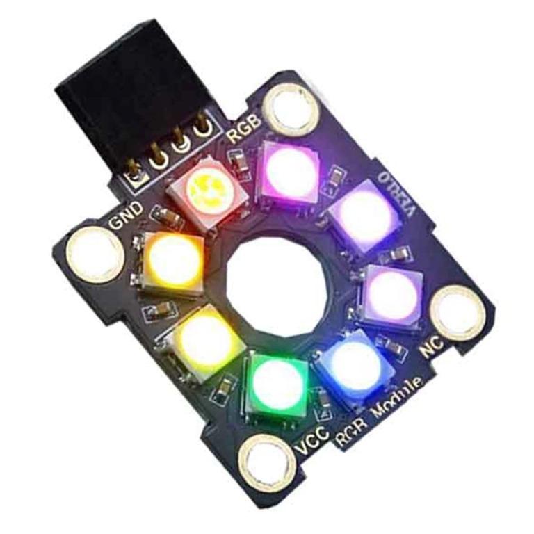 Microbit 7彩RGB燈模組 Micro:bit RGB LED Module, 其他, 其他 - Carousell