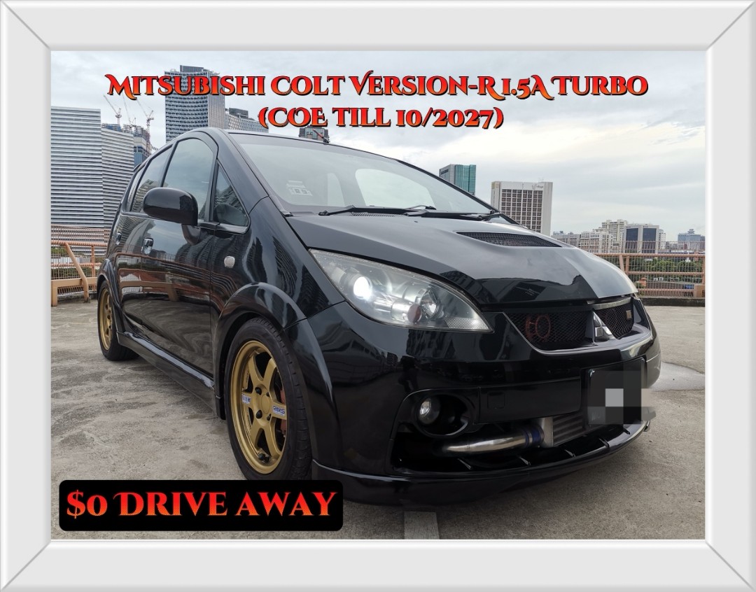 Mitsubishi Colt Version-R 1.5A Turbo Auto, Cars, Used Cars on Carousell