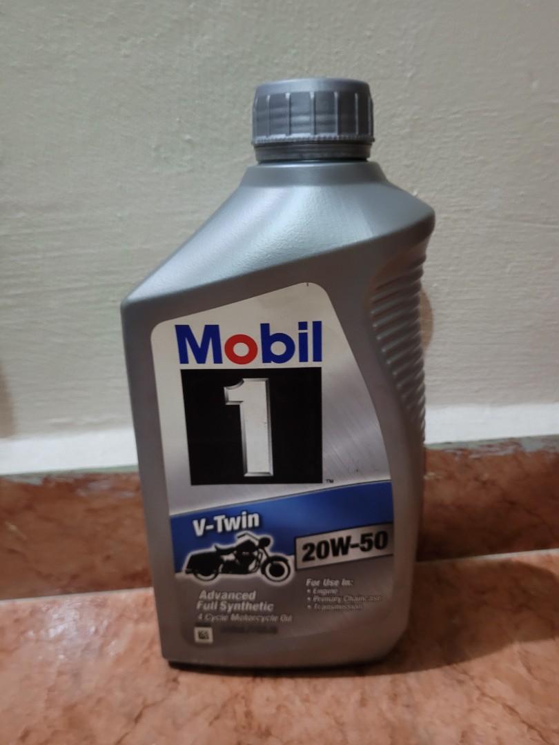 Mobil 1 20W-50 full synthetic engine oil, Motorcycles, Motorcycle ...