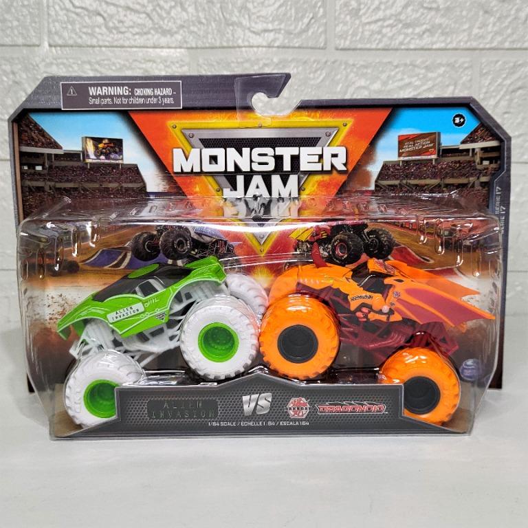 Monster Jam Alien Invasion & Bakugan Dragonoid, Hobbies & Toys, Toys ...