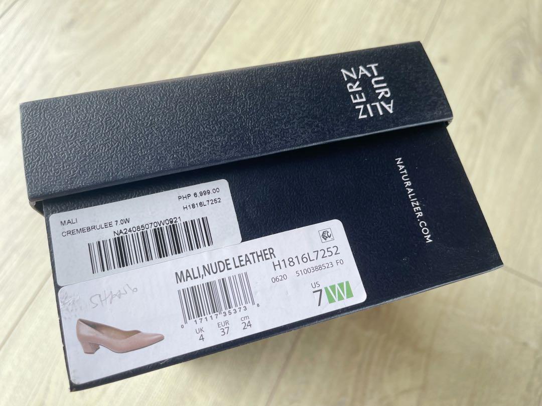 Naturalizer Mali Pumps in Nude Leather (US 7), Women's Fashion ...