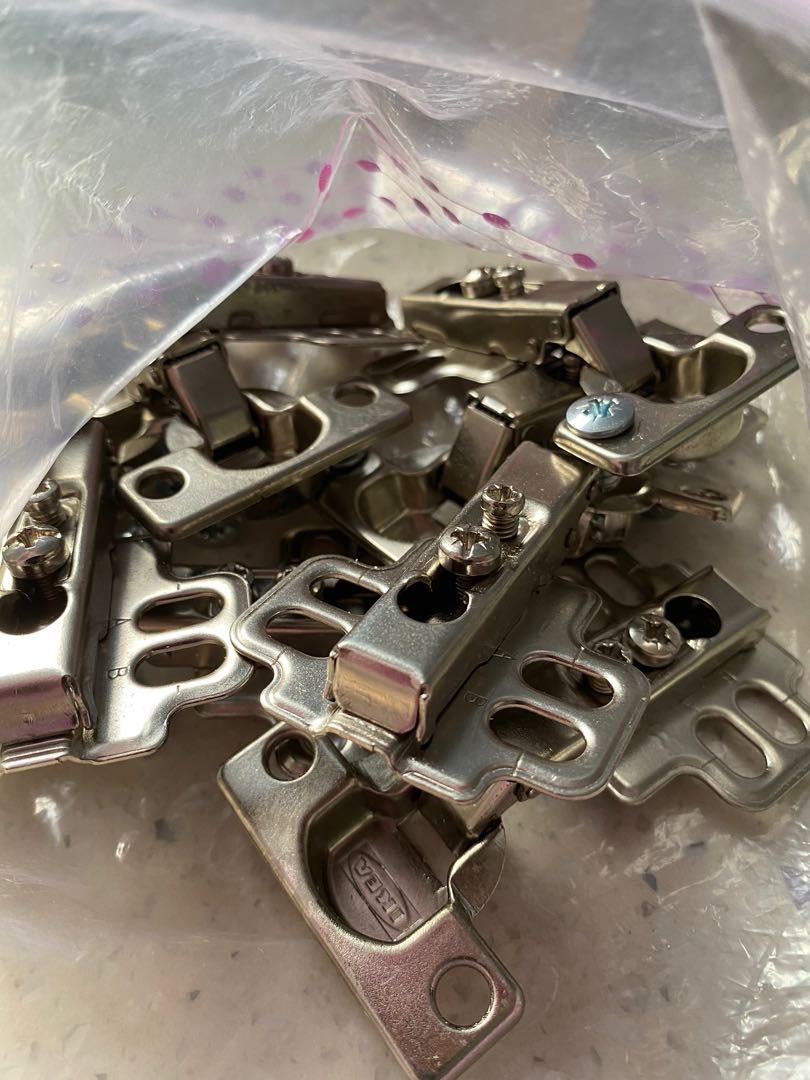 (NEW) ikea hinges from ivar cabinets., Everything Else on Carousell