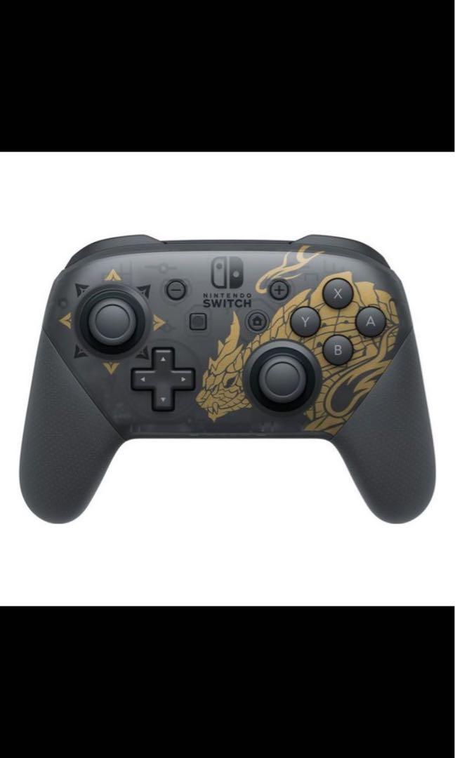 Nintendo Switch Pro Controller Monster Hunter Rise Edition, Video ...