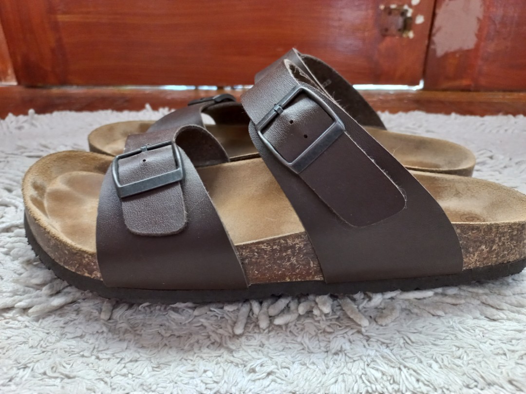 Original Outland Leather Slippers Mens Fashion Footwear Slippers