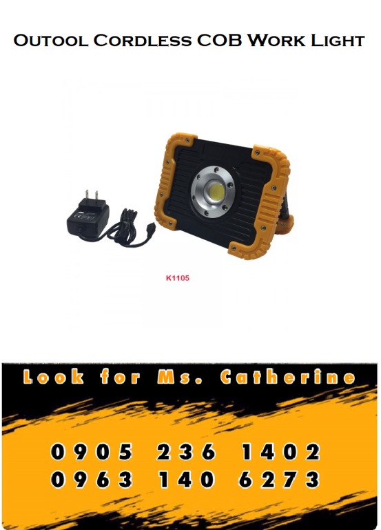 Outool Cordless COB Work Light, Commercial & Industrial, Construction ...