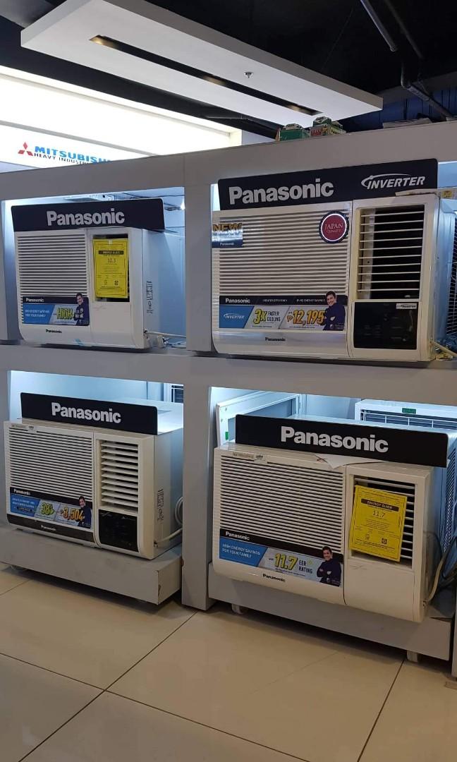PANASONIC WINDOW TYPE AIRCON INVERTER, TV & Home Appliances, Air ...