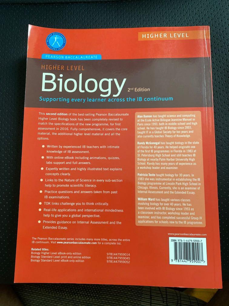 Pearson Baccalaureate Higher Level Biology, Hobbies & Toys, Books ... Pearson Baccalaureate Higher Level Biology, Hobbies & Toys, Books ...