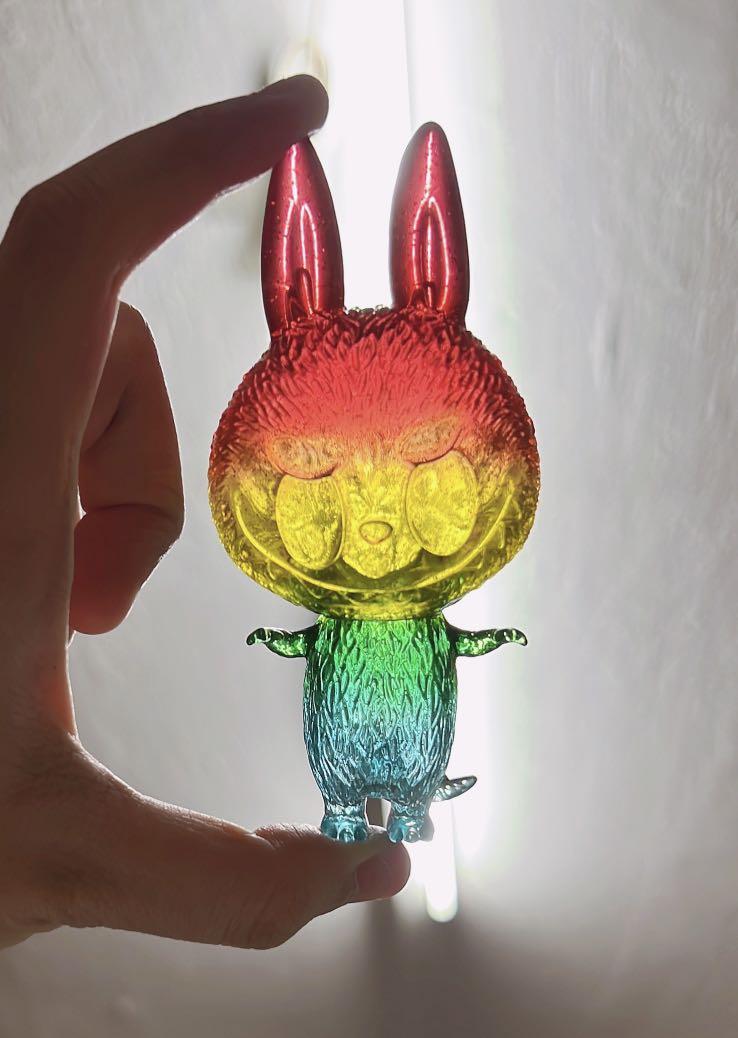 Popmart how2work zimomo labubu clear glitter rainbow customisation ...