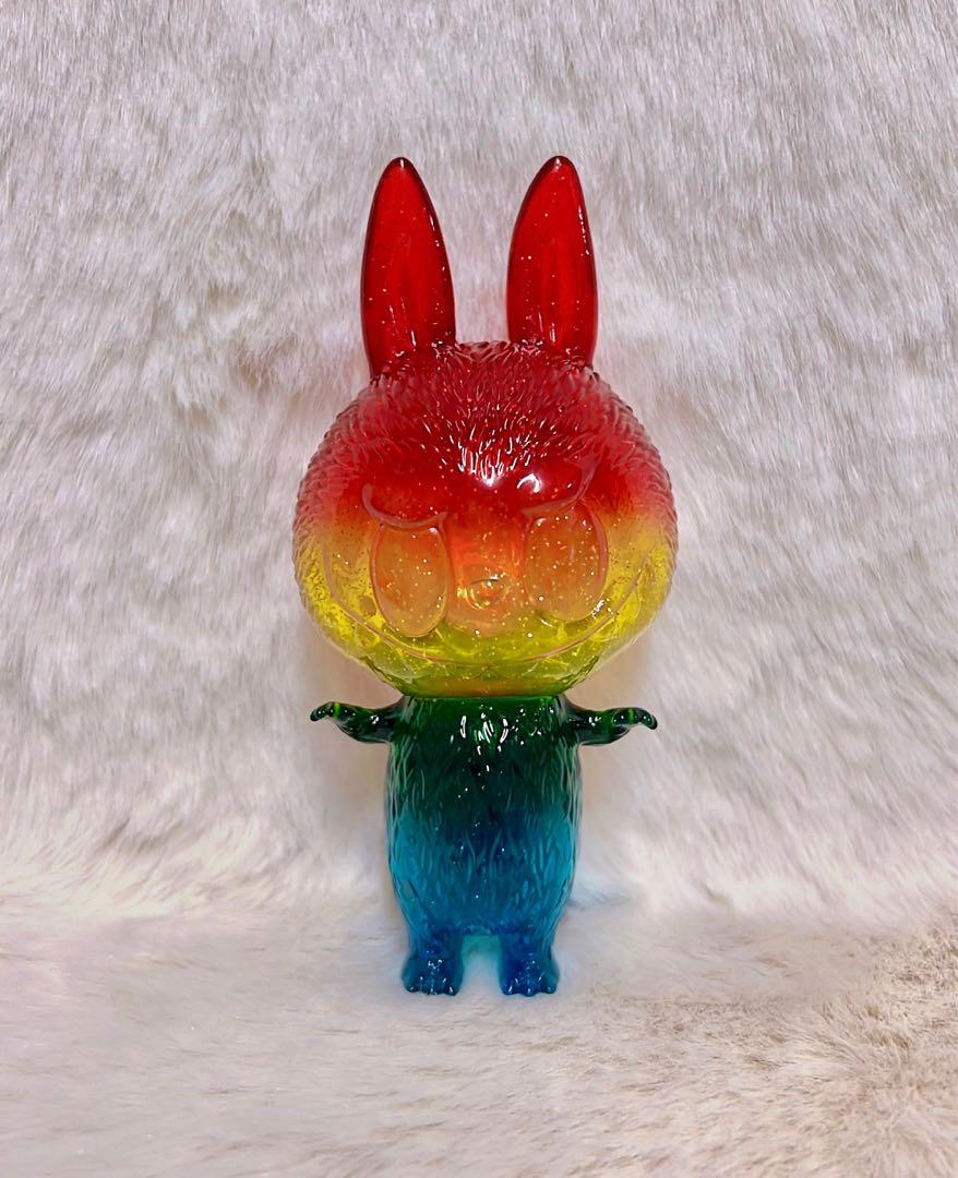 Popmart how2work zimomo labubu clear glitter rainbow customisation ...