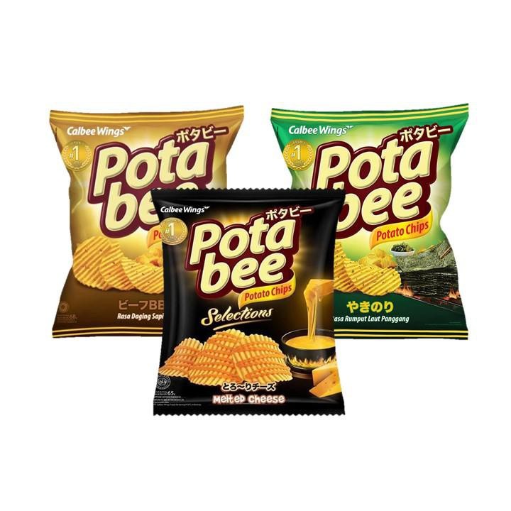 POTABEE Potato Chips All Varian 68 gram, Makanan & Minuman, Snek di ...