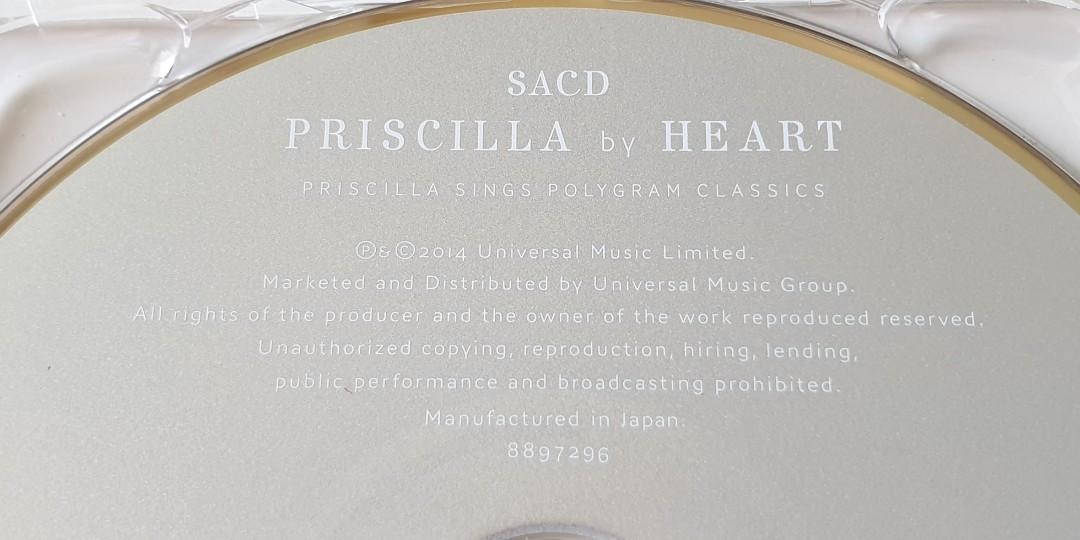 Priscilla Chan ~ By Heart ( Hybrid SACD Version ) CD, Hobbies & Toys ...